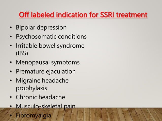 SSRI ANTI DEPPRESENT DRUGS- SEROTONIN SELECTIVE REUPTAKE INHIBITOR.pptx ...