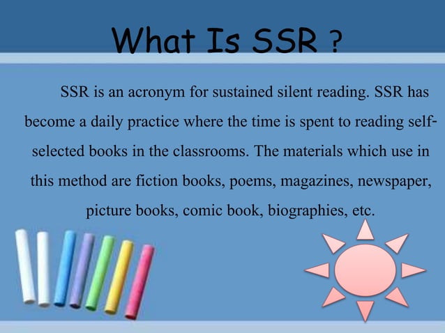 sustained silent reading | PPT