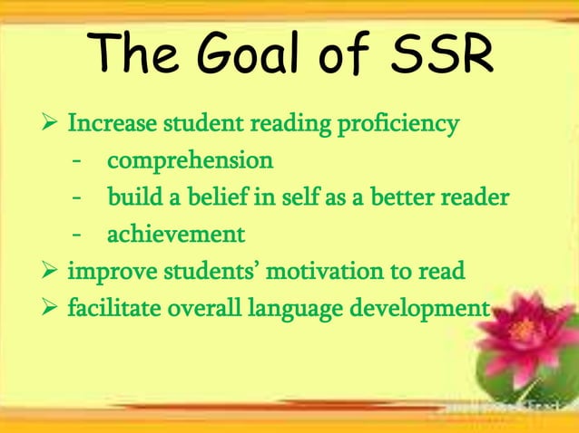sustained silent reading | PPT