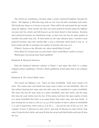 Ssrn a brief inrtoduction to the basic of game theory | PDF