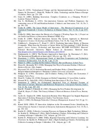 Conceptualizing the Innovation Process – Trends and Outlook | PDF | Business | Business and Finance