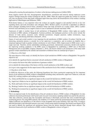 A Multivariate Analysis of Job Satisfaction of Ready-Made Garments (RMG ...