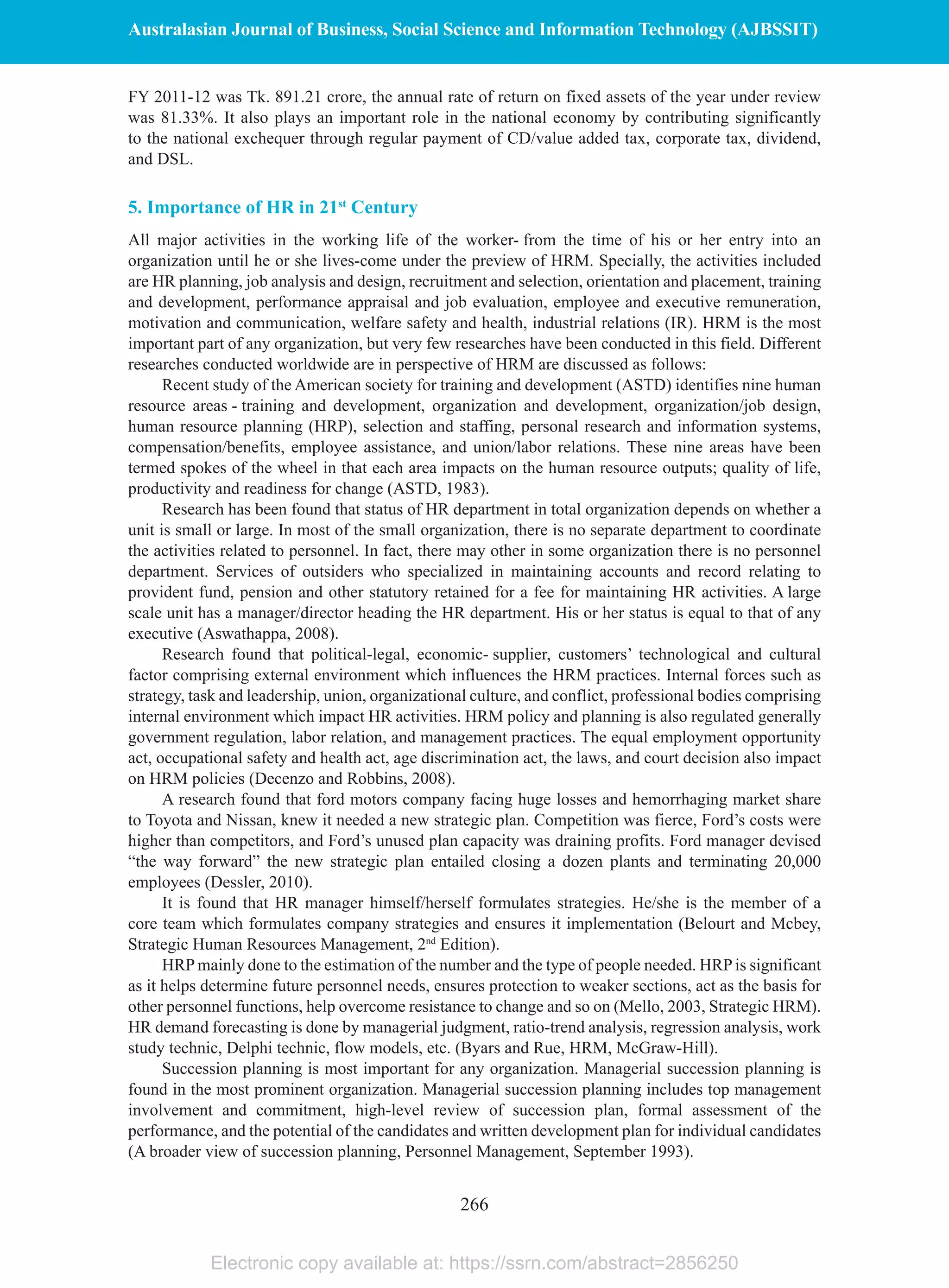 Human Resource Management Practices in Government Companies of ...
