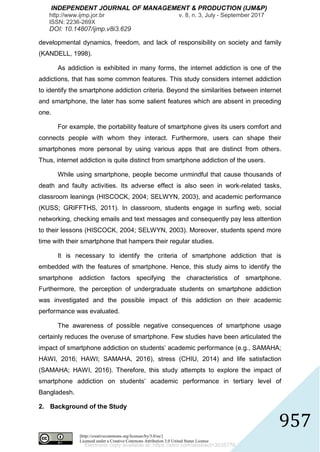 Impact of Smartphone Addiction on Academic Performance of Business ...