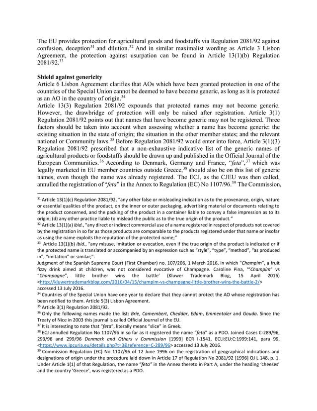 TPP’s Coup de Grâce: How the Trademark System Prevailed as Geographical ...