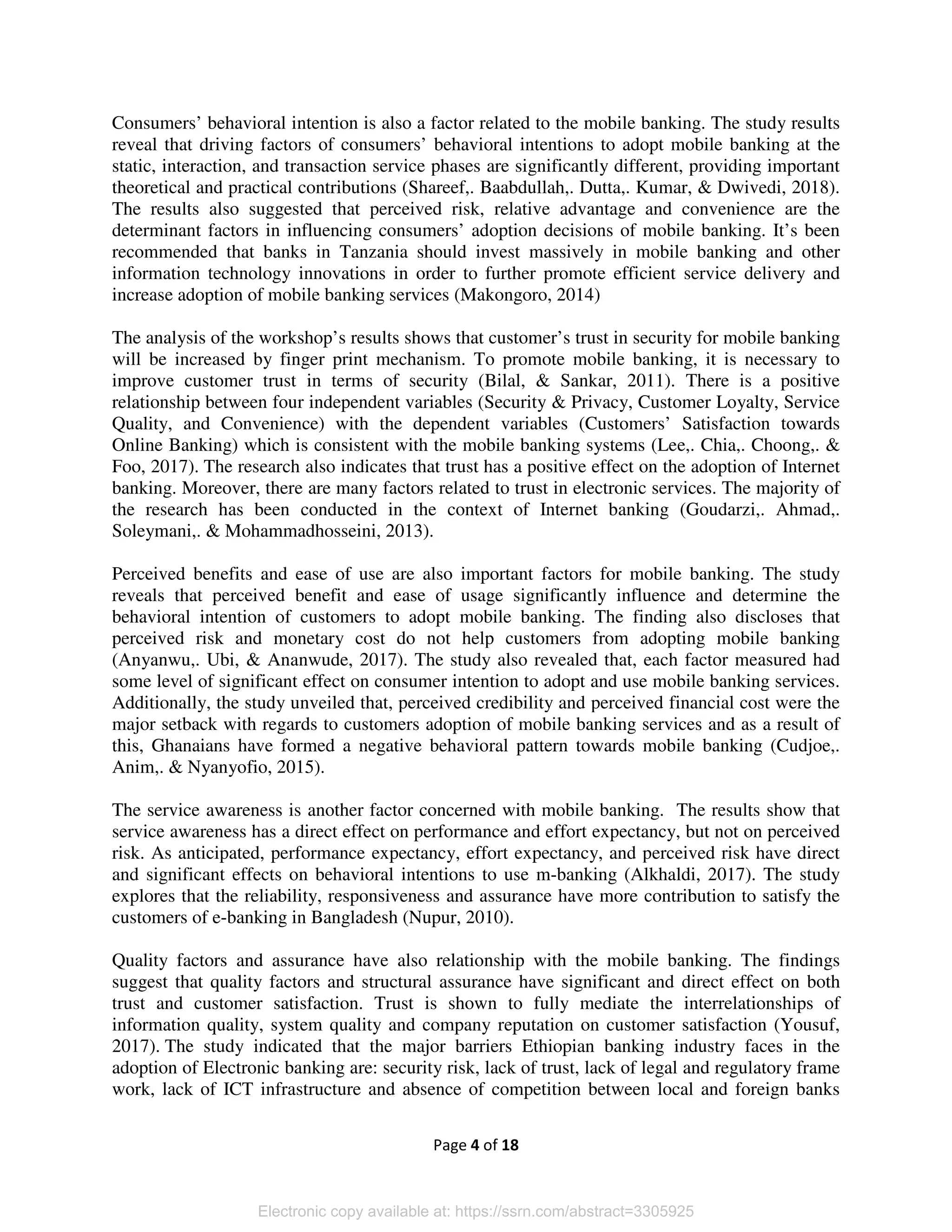 Factors Affecting Customers’ Experience in Mobile Banking of Bangladesh ...