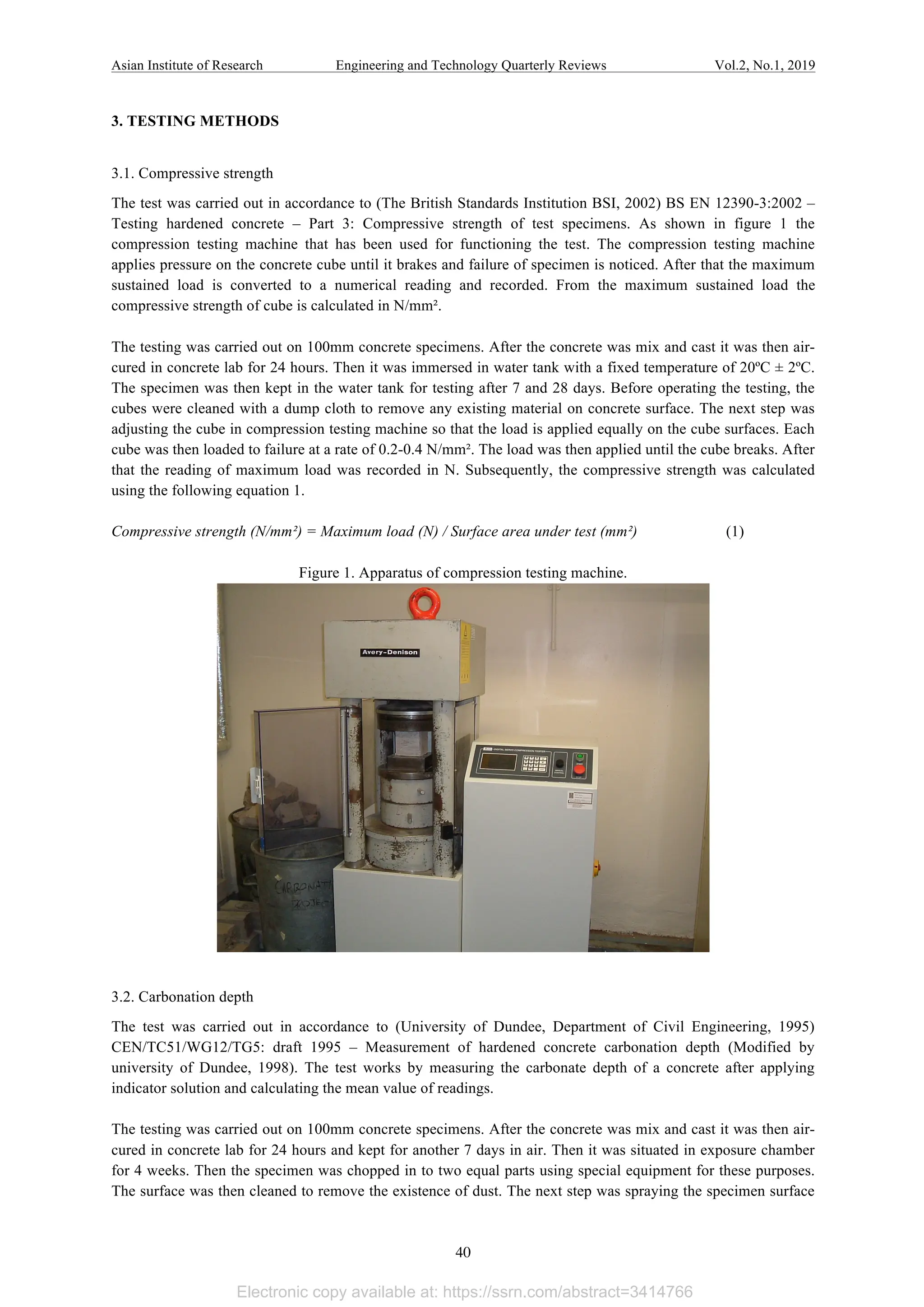 Concrete Specification and Methods of Quality Testing | PDF