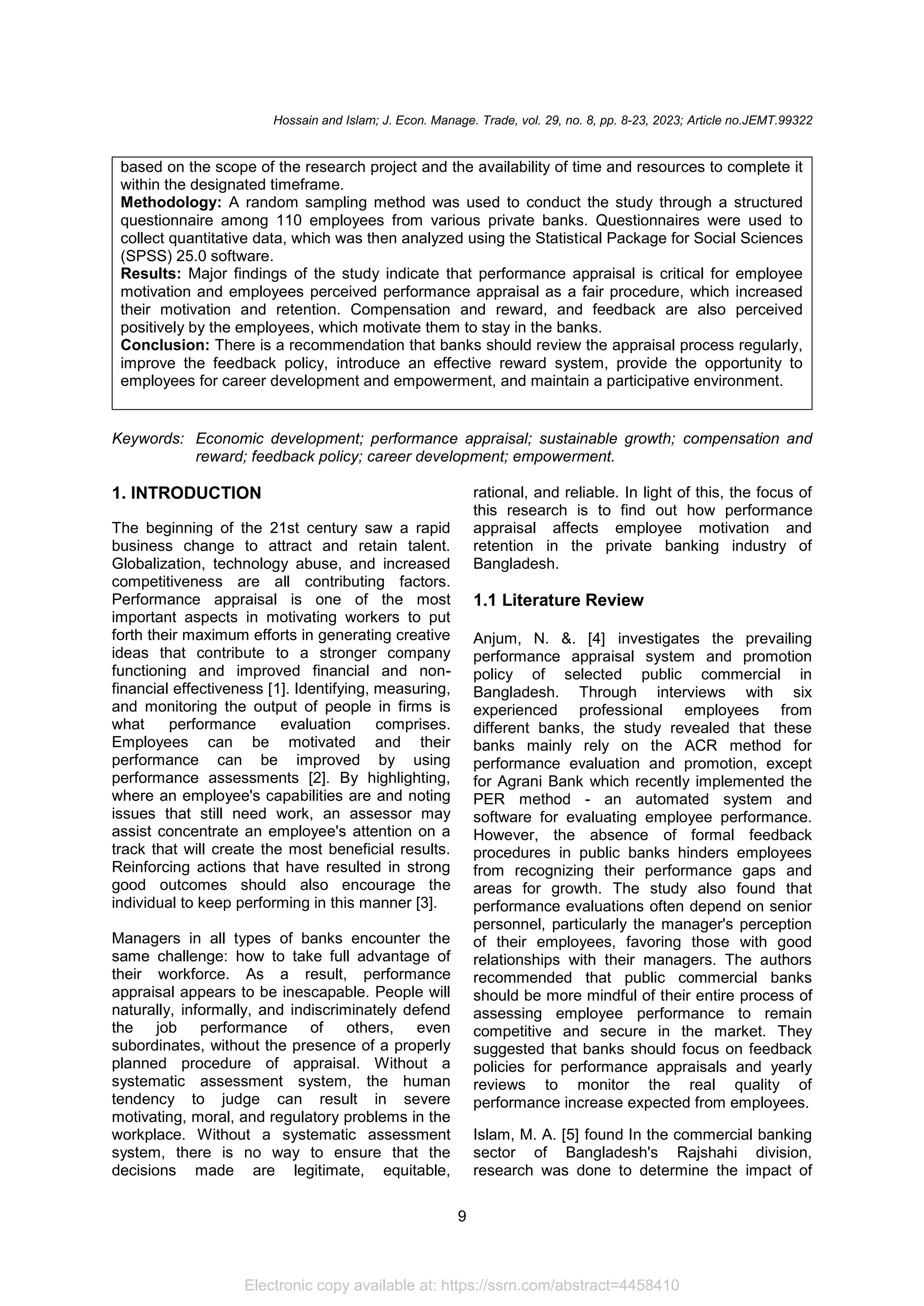 Impact of Effective Performance Appraisal Systems on Employee ...