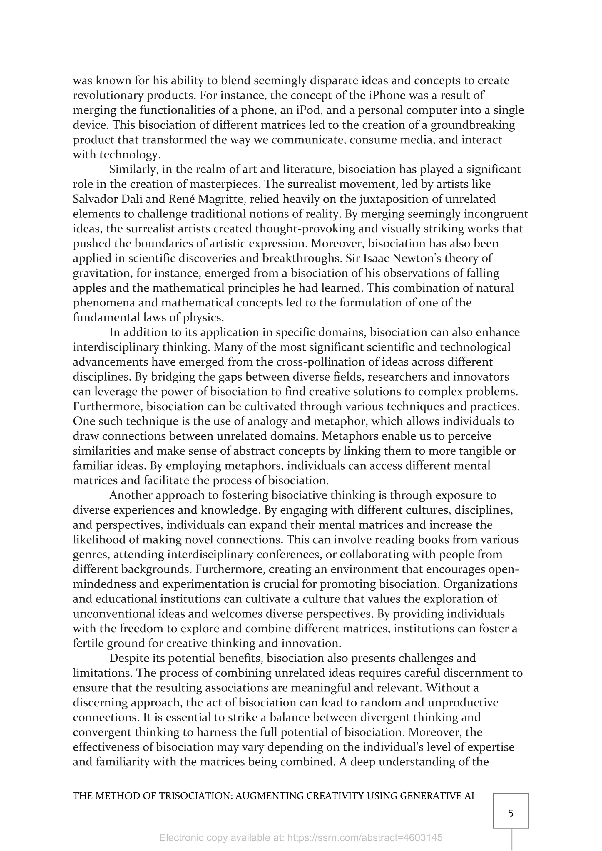 The Method of Trisociation | PDF