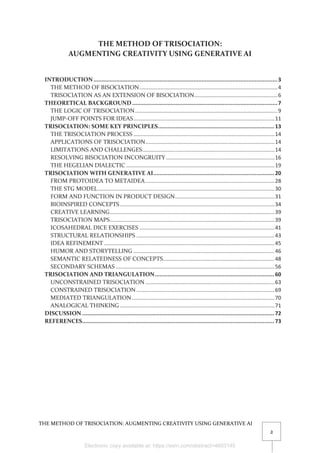 The Method of Trisociation | PDF