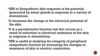 Understanding Sympathetic Skin Response (SSR) and RR Interval: A ...