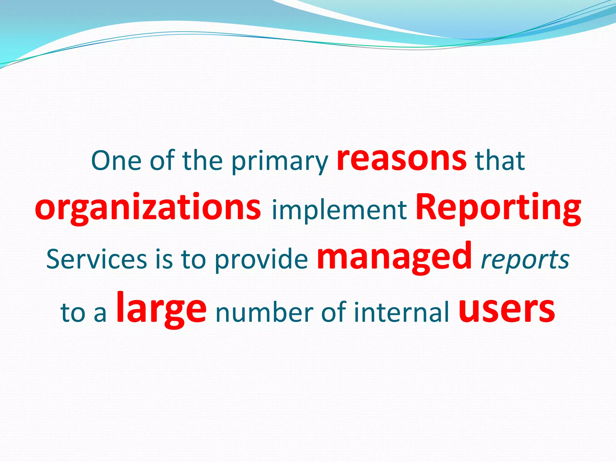 Sql Server Reporting Services Ppt
