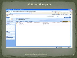 SSRS and Sharepoint | PPT