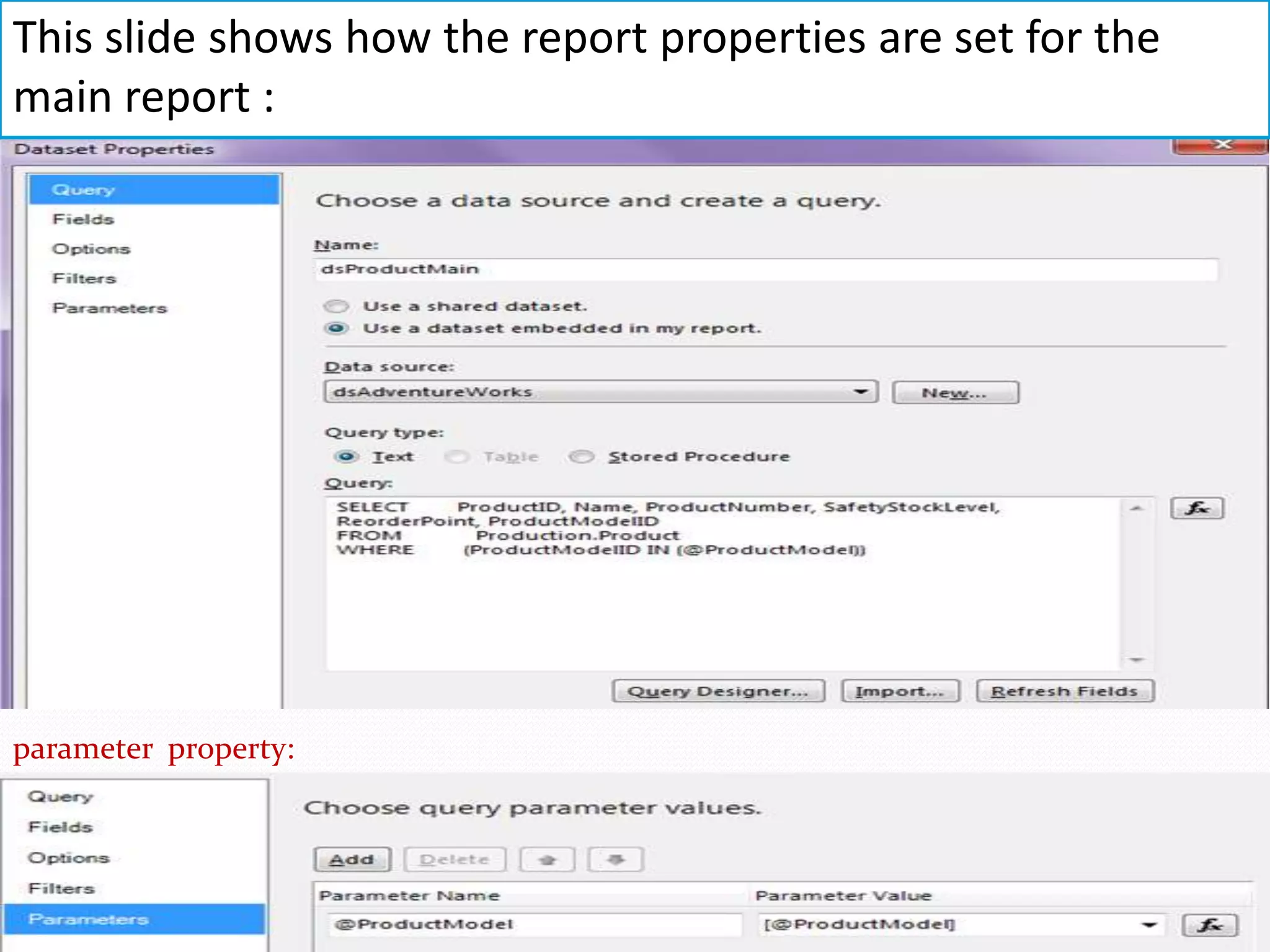 SSRS Sub-Report Demo Hong-Bing Li | PPTX
