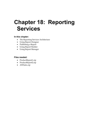 Ssrs tutorial | PDF | Desktop Publishing | Computer Software and ...