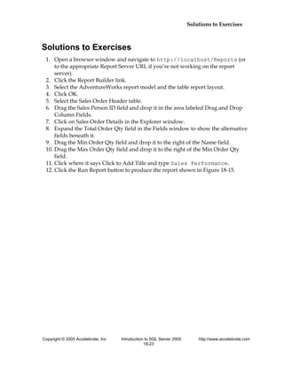 Ssrs tutorial | PDF | Desktop Publishing | Computer Software and ...