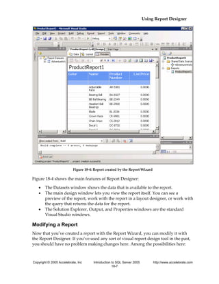 Ssrs tutorial | PDF | Desktop Publishing | Computer Software and ...