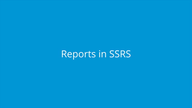 SSRS Tutorial | SQL SERVER REPORTING SERVICES ( SSRS ) | MSBI Training Videos | Edureka | PDF ...