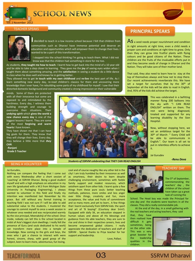 Ssrvm school magazine diwali edition | PDF | Parenting Children Aged 4 ...