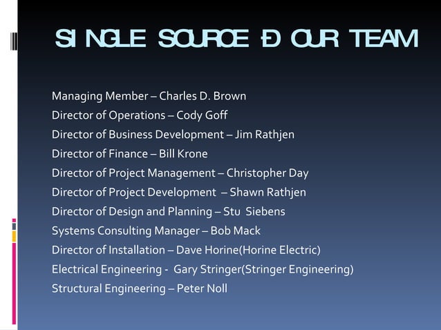 Ssr Who We Are Presentation | PPT