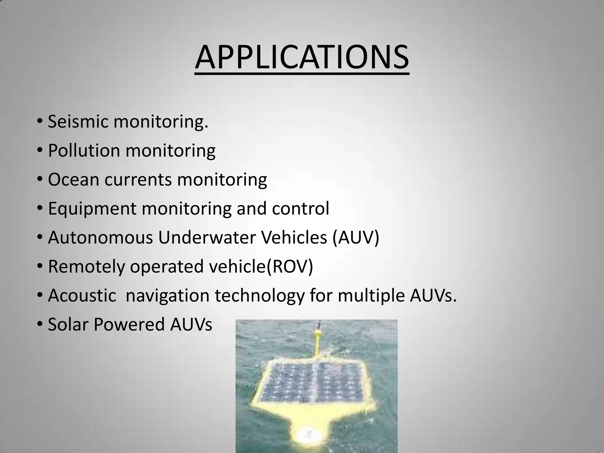 Underwater Wireless Communication | PPTX