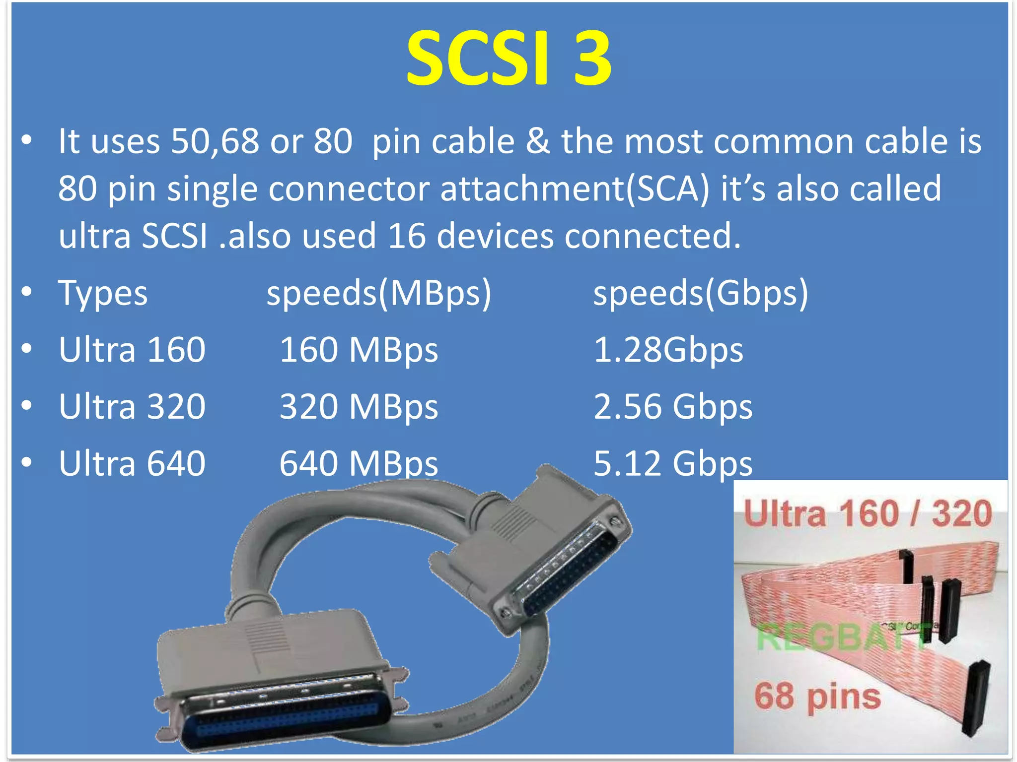 Scsismall Computer System Interface Pptx Computer Peripherals Computing