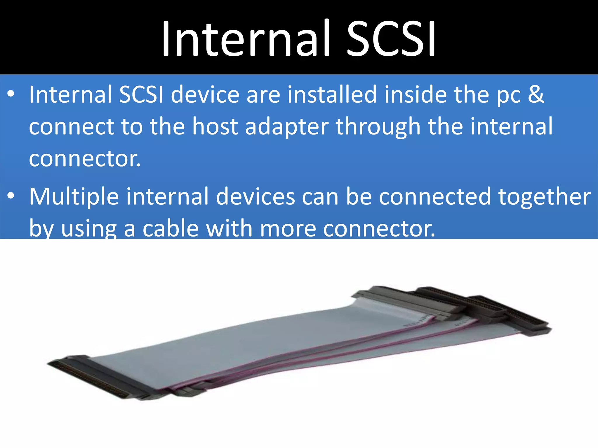 Scsi Small Computer System Interface Pptx