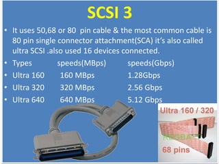 SCSI(small computer system interface) | PPTX