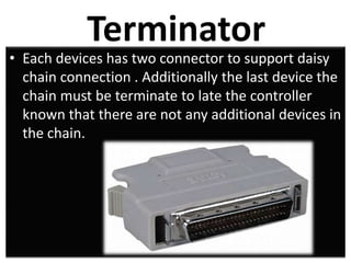SCSI(small computer system interface) | PPTX