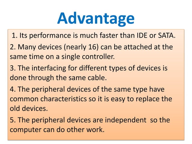 Scsi Small Computer System Interface Ppt
