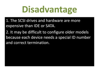 SCSI(small computer system interface) | PPTX