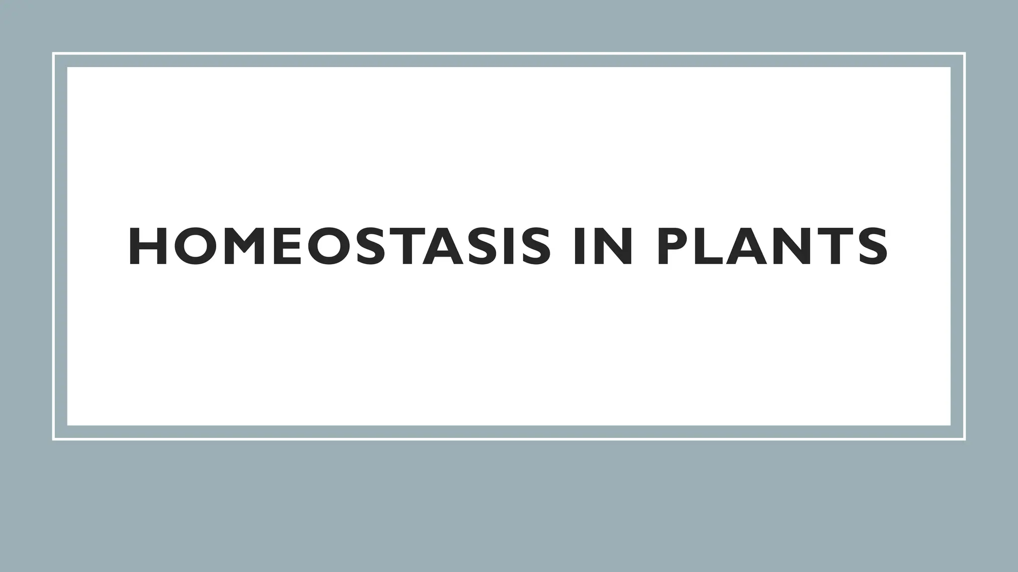HomHomeostasis in animal zoology presentation | PPTX