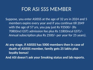 Social Security Scheme - The Association of Surgeons of India | PPT