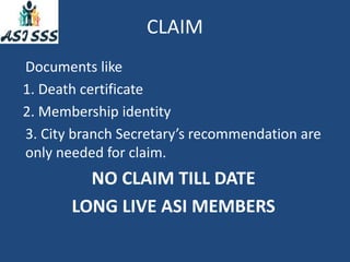 Explore The Social Security Scheme of ASI | PPT