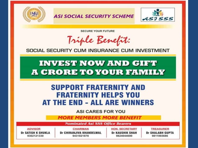 Explore The Social Security Scheme of ASI | PPT | Free Download Explore The Social Security Scheme of ASI | PPT | Free Download