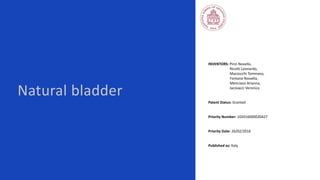Natural bladder | PPT