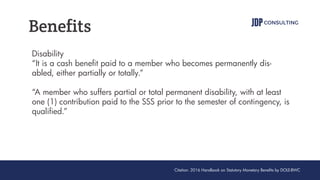 SSS Benefits | PDF