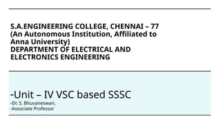 Voltage Source Controllers based Static SSC | PPT