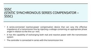 Voltage Source Controllers based Static SSC | PPT