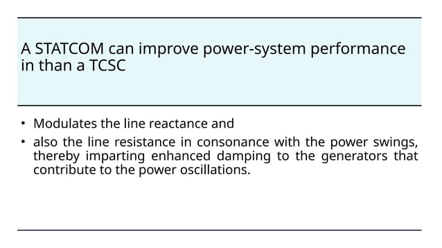 Voltage Source Controllers based Static SSC | PPT