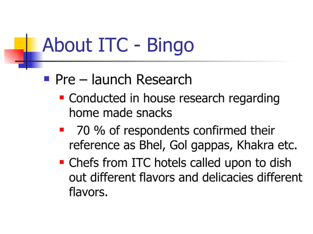 Ssscm Itc Bingo 1 | PPT