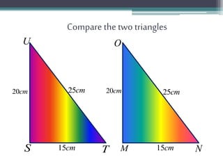 Sss congruence Postulate | PPTX