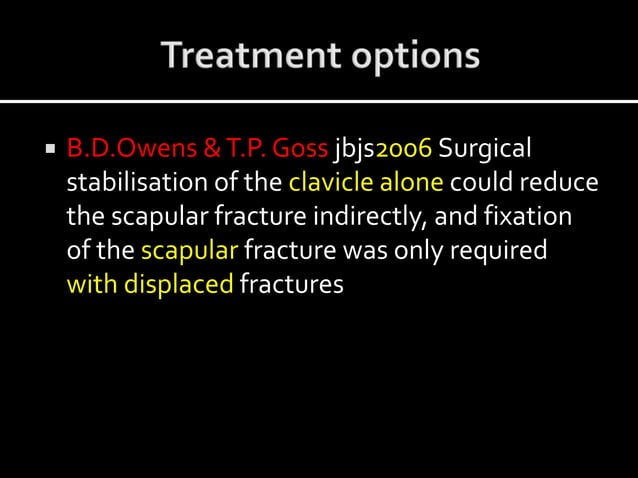 Superior Shoulder Suspensory Complex injuries (SSSC) | PPTX