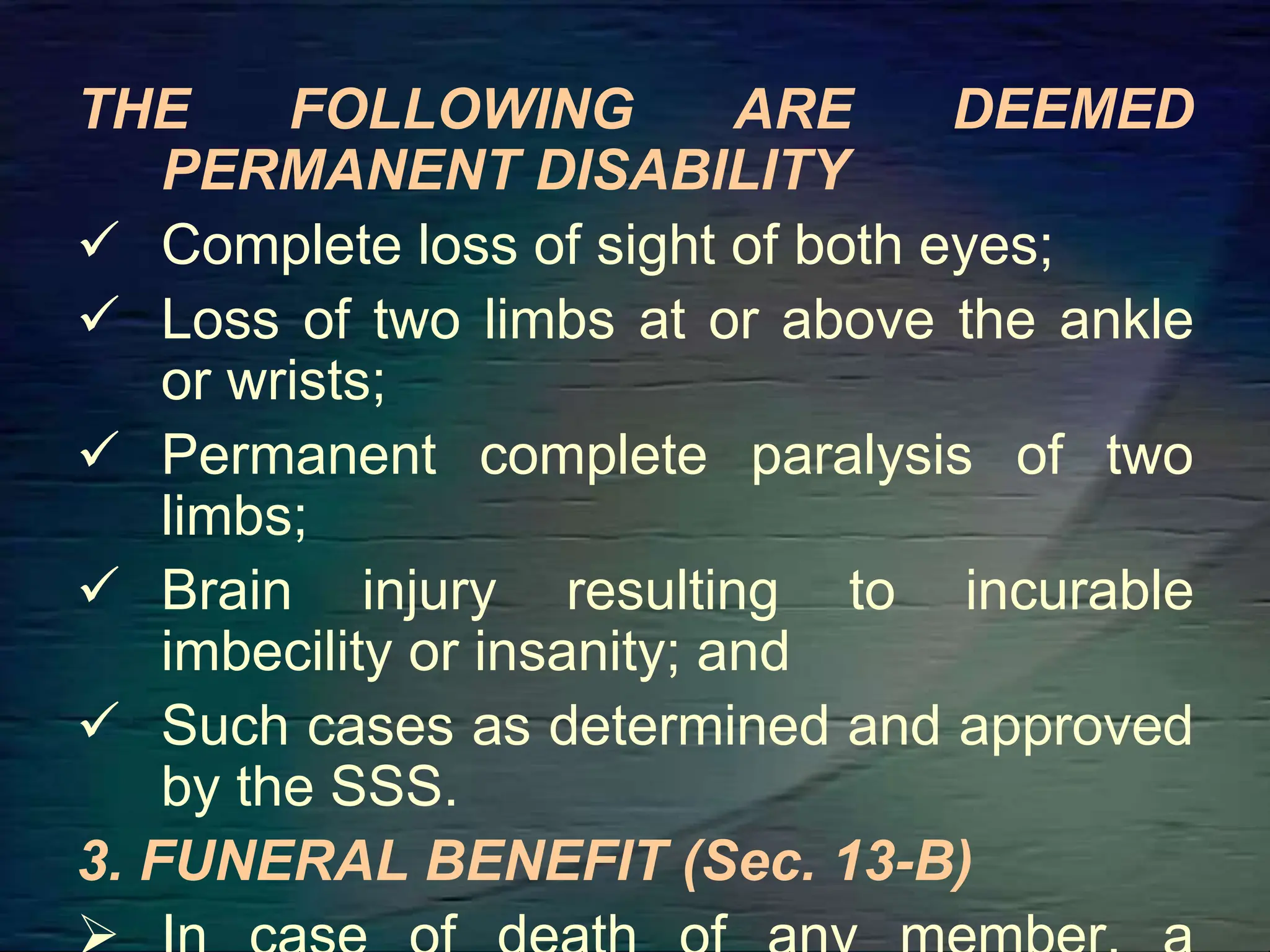SSS & GSIS PRESENTATION Social legislation | PPT