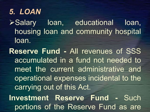 SSS & GSIS PRESENTATION Social legislation | PPT
