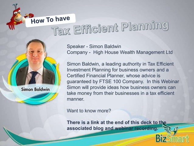 Tax Efficient Planning for Business Owners | PPT | Free Download