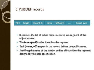 MS dos linker -system software | PPTX