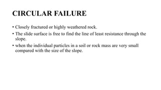 Slope Failure Mechanism | PPTX