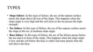 Slope Failure Mechanism | PPTX