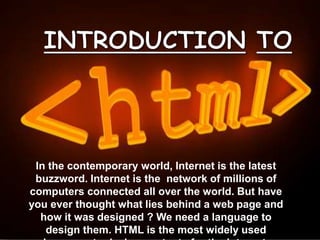 Shashank PPT based on HTML | PPT